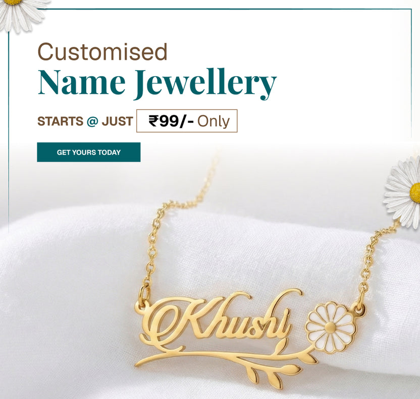 Custom Jewelry India | Name Necklaces & Gifts – 99Customized