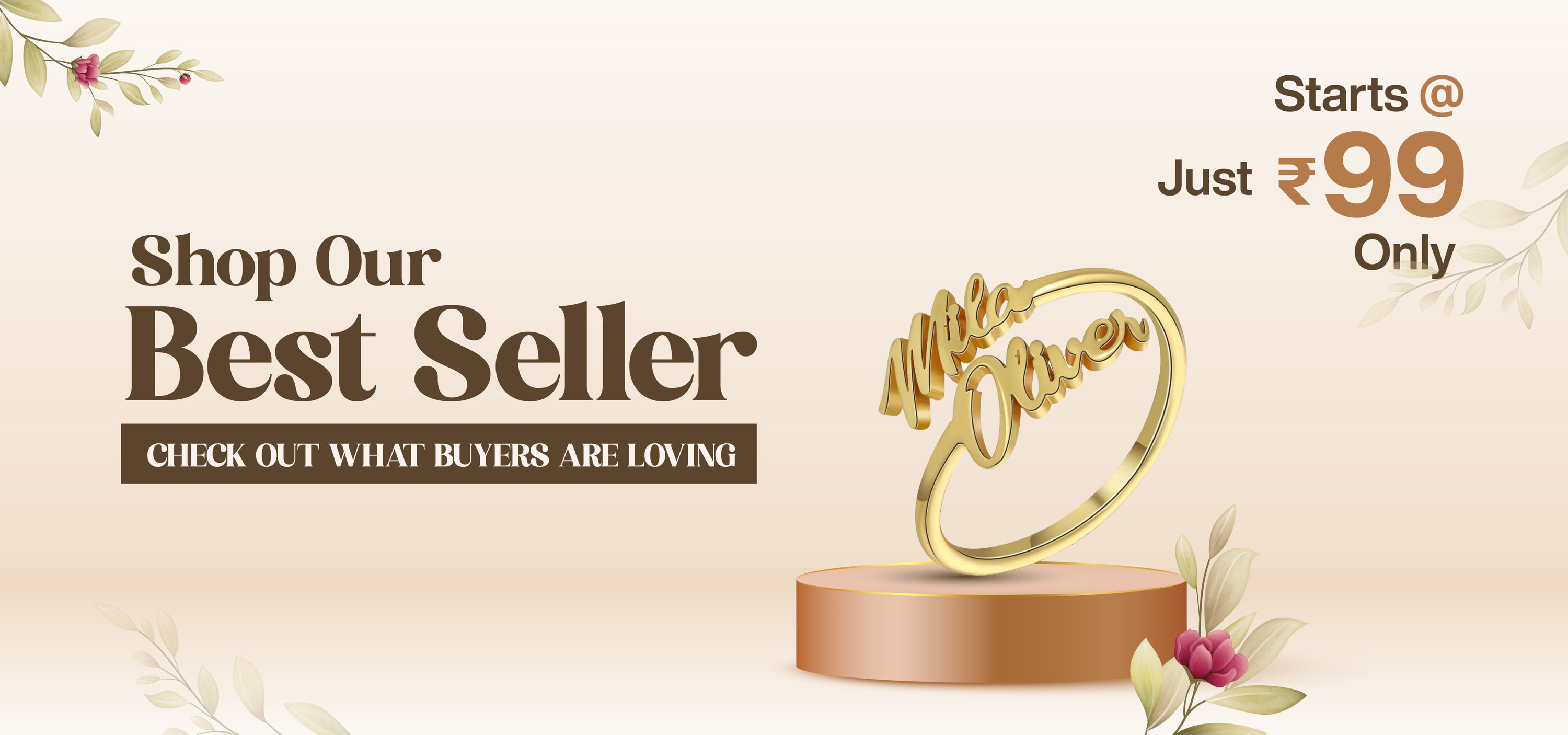 Custom Jewelry India | Name Necklaces & Gifts – 99Customized