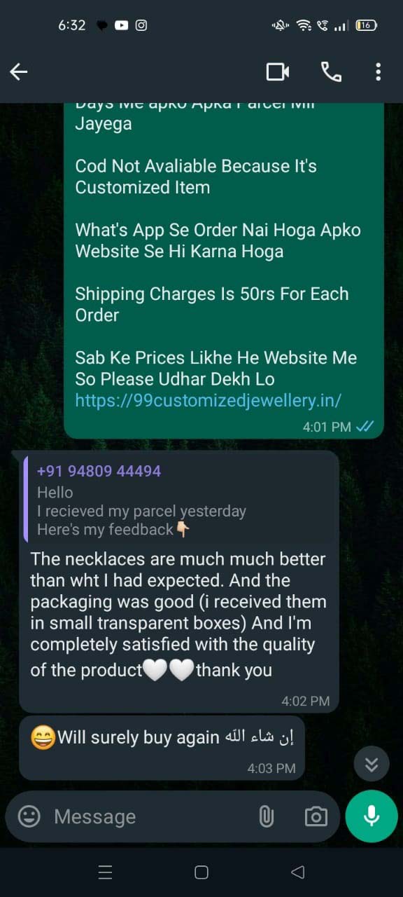 99 Customized Jewellery | Starts From 99Rs Only