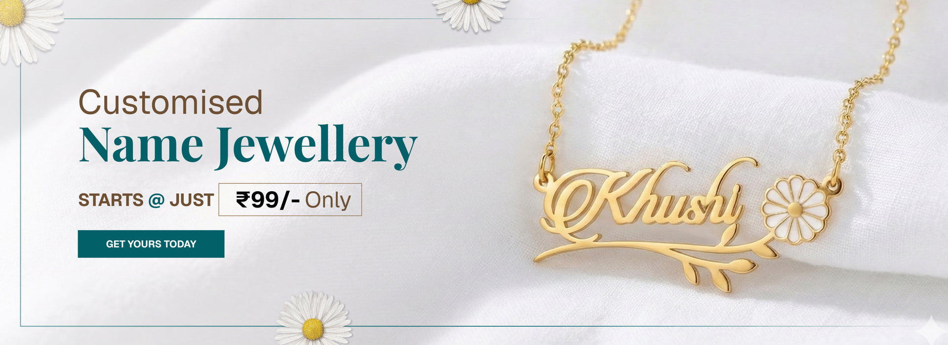 Custom Jewelry India | Name Necklaces & Gifts – 99Customized